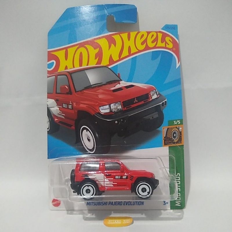 MITSUBISHI PAJERO EVOLUTION. Hot Wheels MUD STUDS 2023 | Shopee Brasil