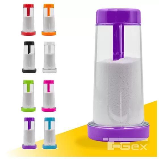 Tapioqueira Portátil Rotativa Peneira Polvilhador Manual Armazena ...