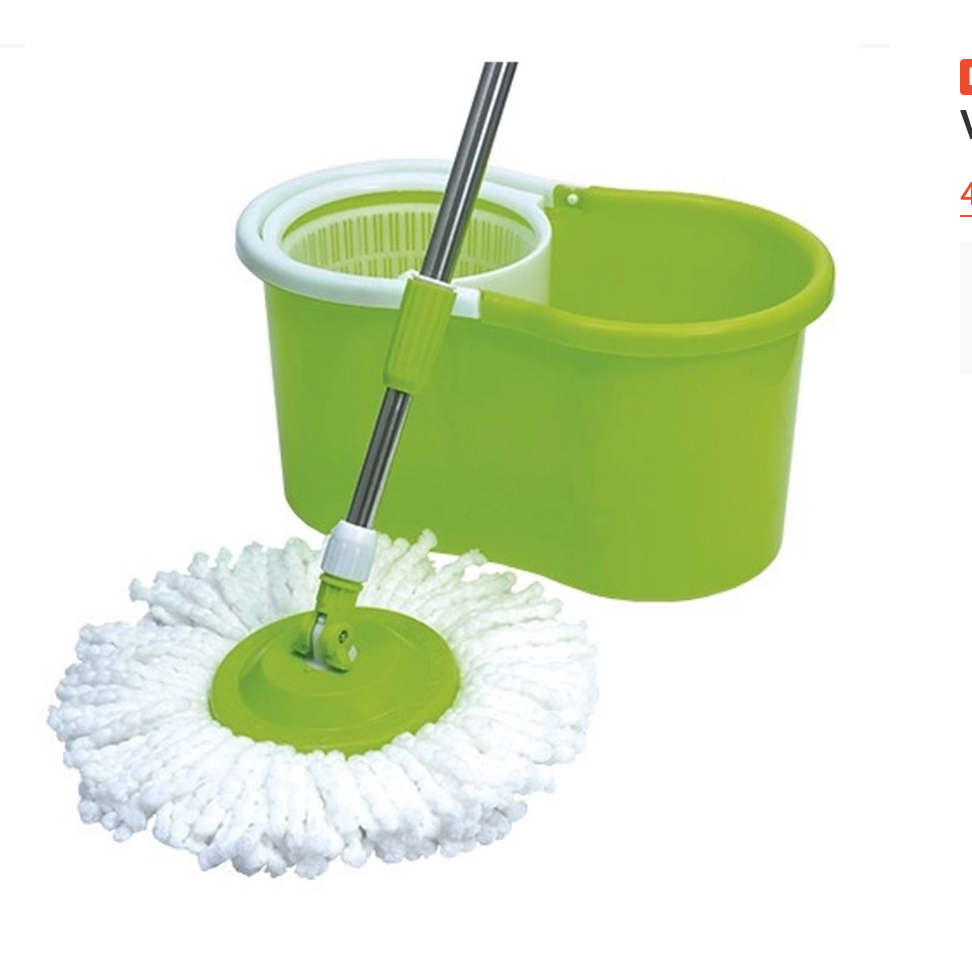 Balde Mop Centrífuga Inox 360 Spin Mop Oferta | Shopee Brasil