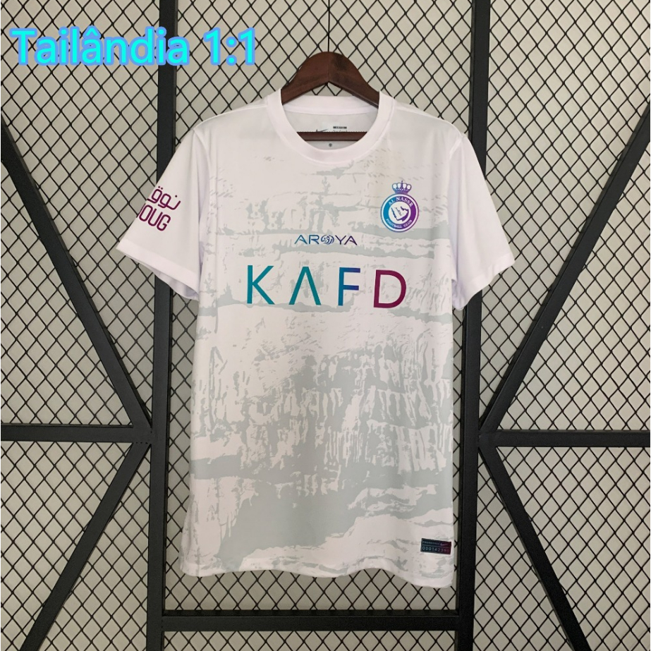 Nova Camisa Cr7 Al Nassr Branca Masculina - CR7 Cristiano Ronaldo 100% ...