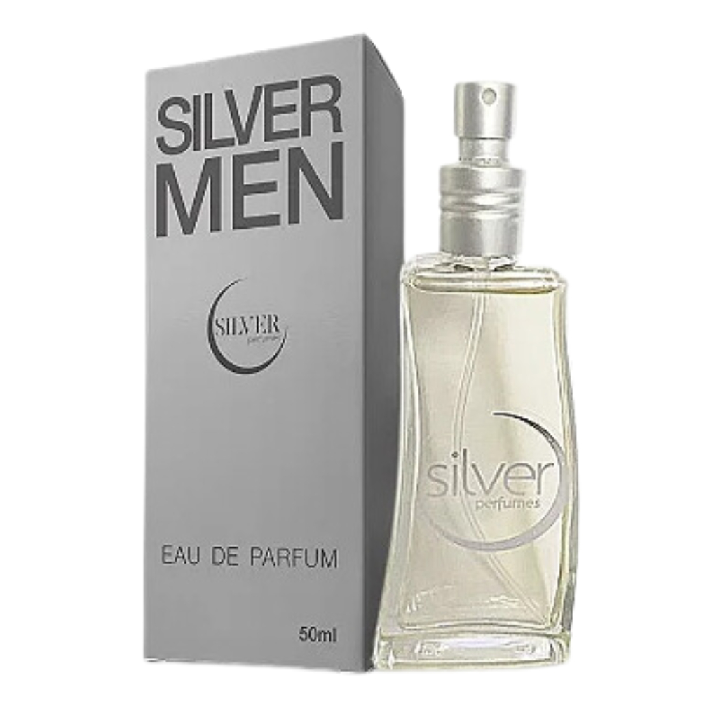 Perfume Silver Men Eau Parfum Masculino 65 ML | Shopee Brasil
