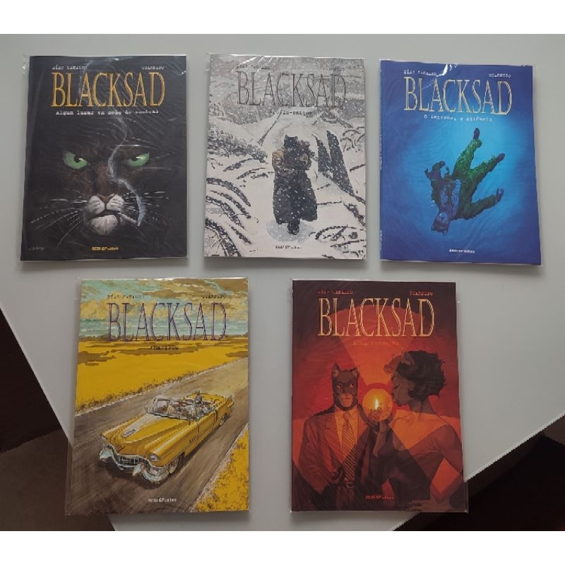 coleção Blacksad 5 volumes | Shopee Brasil