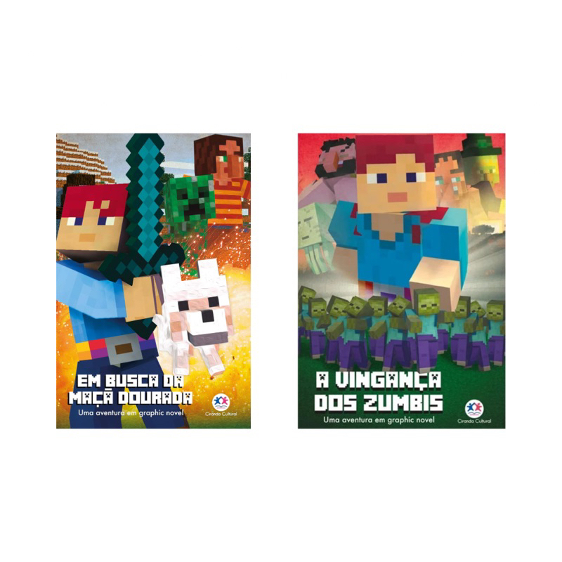 Kit Minecraft 2 livros - Em busca da maça dourada + A vingança dos ...