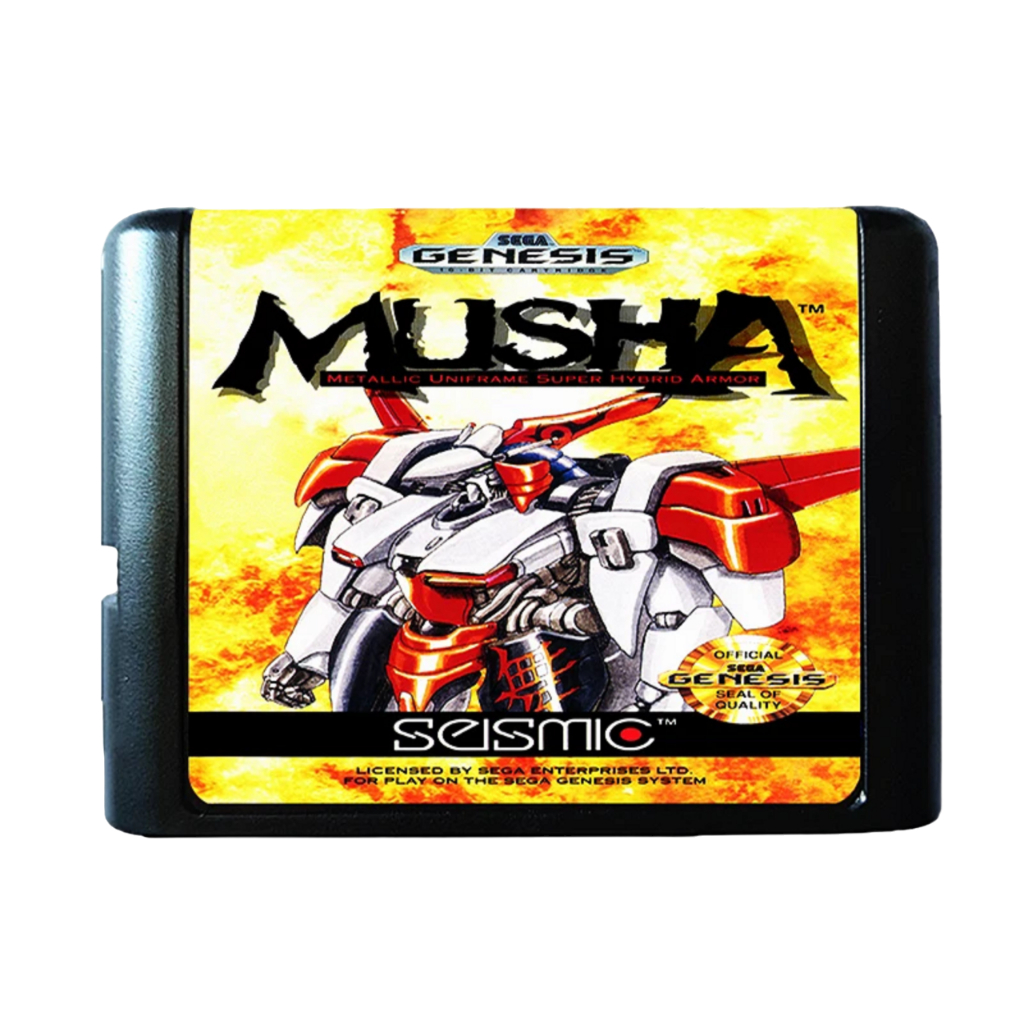 Aleste Musha Legendado em Portugues Mega Drive Genesis Tectoy Sega ...