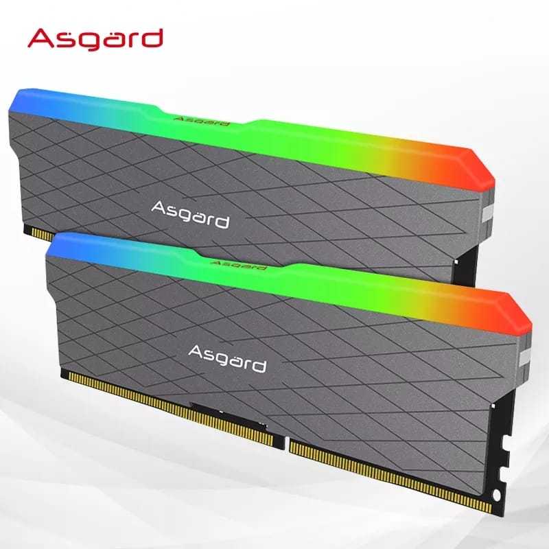 MEMÓRIA RAM ASGARD RGB 8GB , 2X8GB =16GB DDR4 3200 Mhz NOVA LACRADA ...