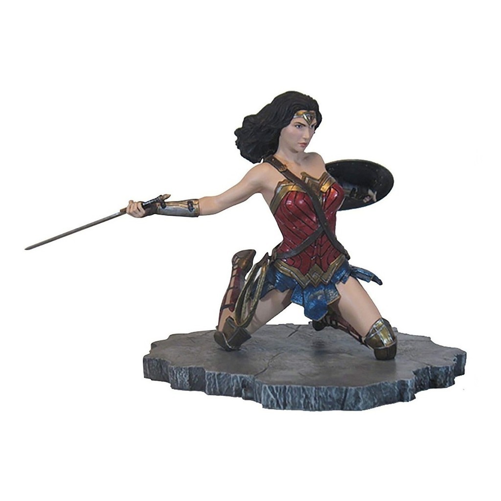 Diamond Select Dc Gallery Wonder Woman Justice League Statue | Shopee ...
