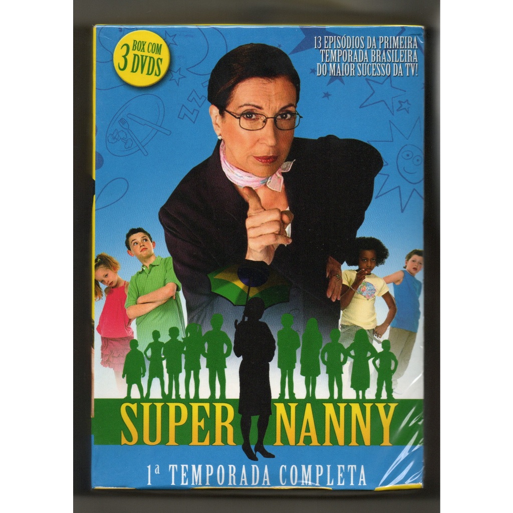 Super Nanny Box 3 DVDs 1ª Temporada Completa | Shopee Brasil