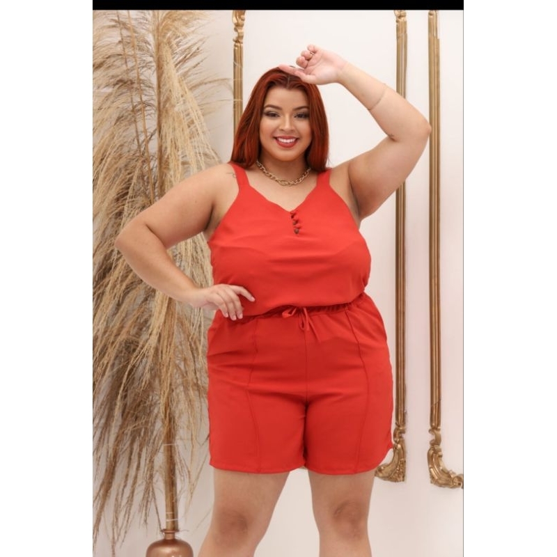 Conjunto Femenino Pluss Zise Tecido Duna do GG - G1 - G2 - G3 | Shopee ...