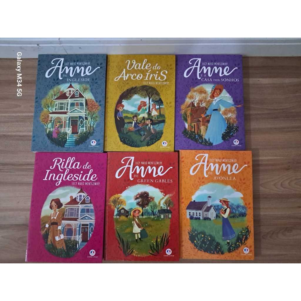 LIVROS DA ANNE SERIE Anne With An E 1 – Anne de Green Gables 2 – Anne ...