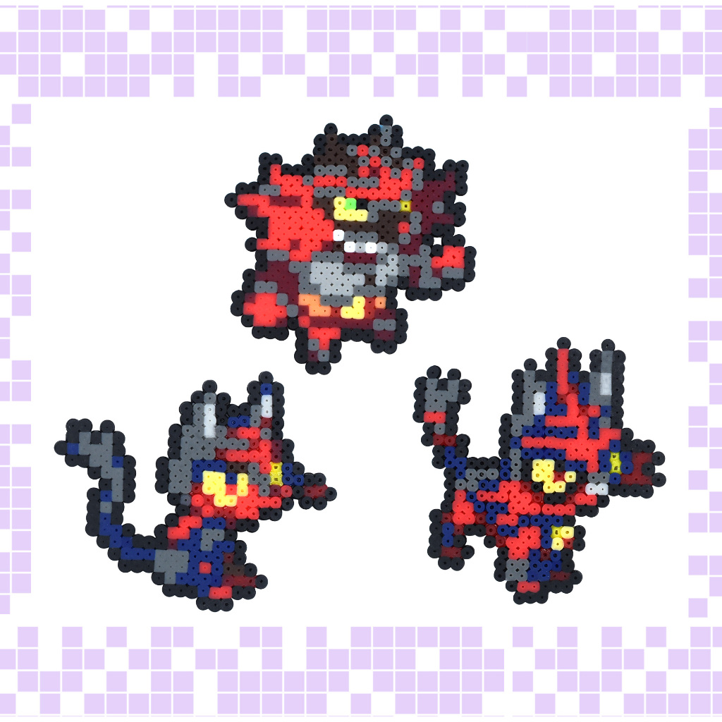 Pokemon Linha Evolutiva Litten Torracat Incineroar Chaveiro, Imã ou ...
