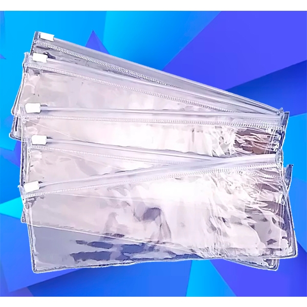 Kit 50 Estojo Zip Zap Transparente Resistente | Shopee Brasil