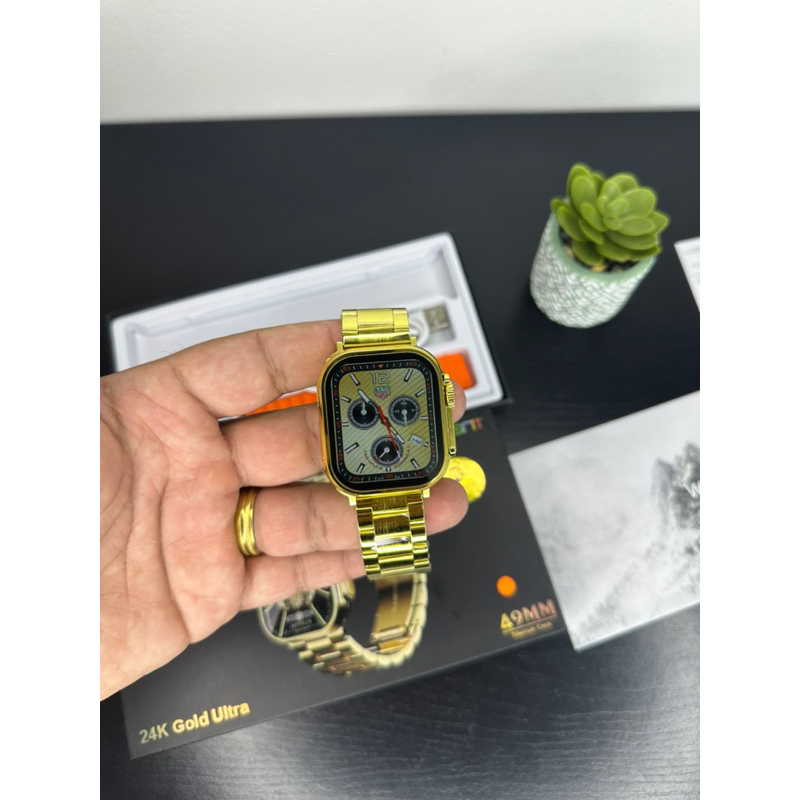 Smartwatch S9 Ultra Max 24K Gold 2024 | Shopee Brasil