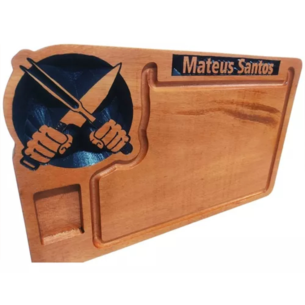 Tábua de Corte Exclusiva personalizada com: Nome Logo e Time | Shopee ...