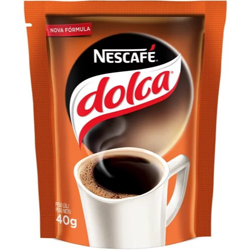 Kit 3 Café Soluvél Nescafé Dolca granulado 40g (refil, sachê) | Shopee ...