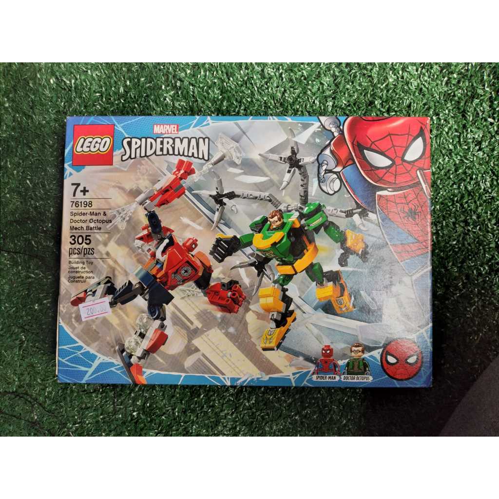 LEGO Spider-Man & Doctor Octopus Mech Battle - 76198 | Shopee Brasil