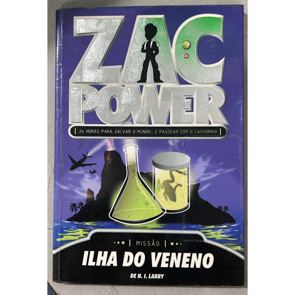 Livro Zac Power - Missão Ilha Do Veneno | Shopee Brasil