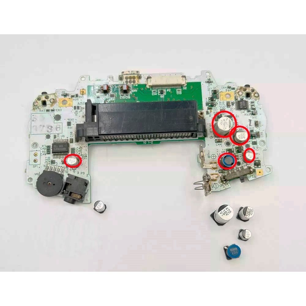 Kit Capacitores para Game Boy Advance GBA | Shopee Brasil