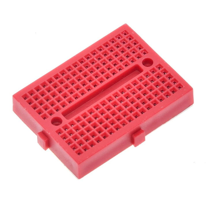 2 X Mini Protoboard 170 Furos Furos Para Conectar Led Resistor Capacitor Arduino Uno Mega