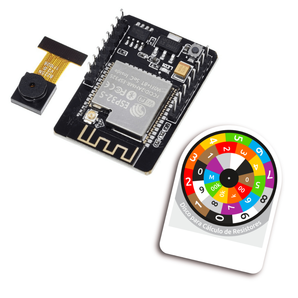 Módulo Esp32-cam Com Câmera Ov2640 / 2mp | Shopee Brasil