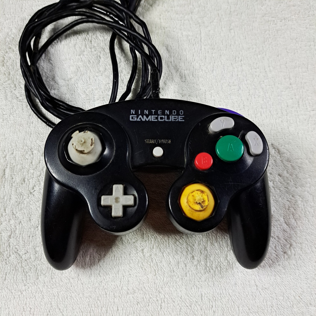 Controle Gamecube Preto Original com detalhes - Nintendo - Joystick ...
