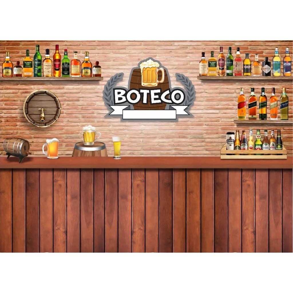 Painel festa banner decorativo Boteco Bar Cerveja Bebidas | Shopee Brasil