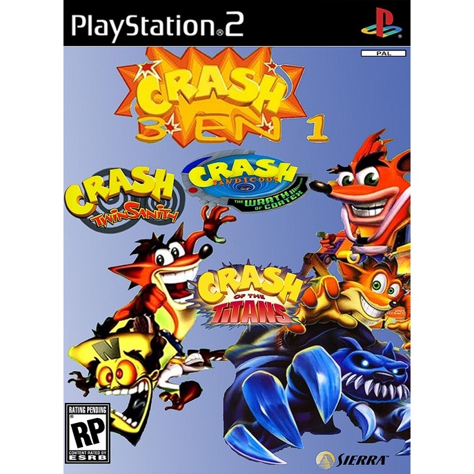 JOGO CRASH 3 EM 1 COMPATIVEL COM PS2 | Shopee Brasil