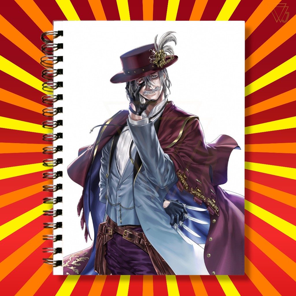 Adesivo Para Capa de Caderno Record of Ragnarok Jack The Ripper ...