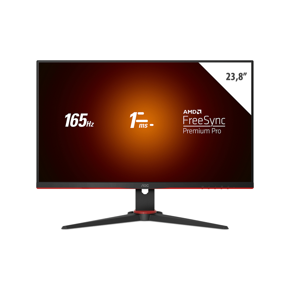 Monitor Gamer LCD LED Wide 23,8" AOC Viper 24 Preto (Full HD/165Hz ...