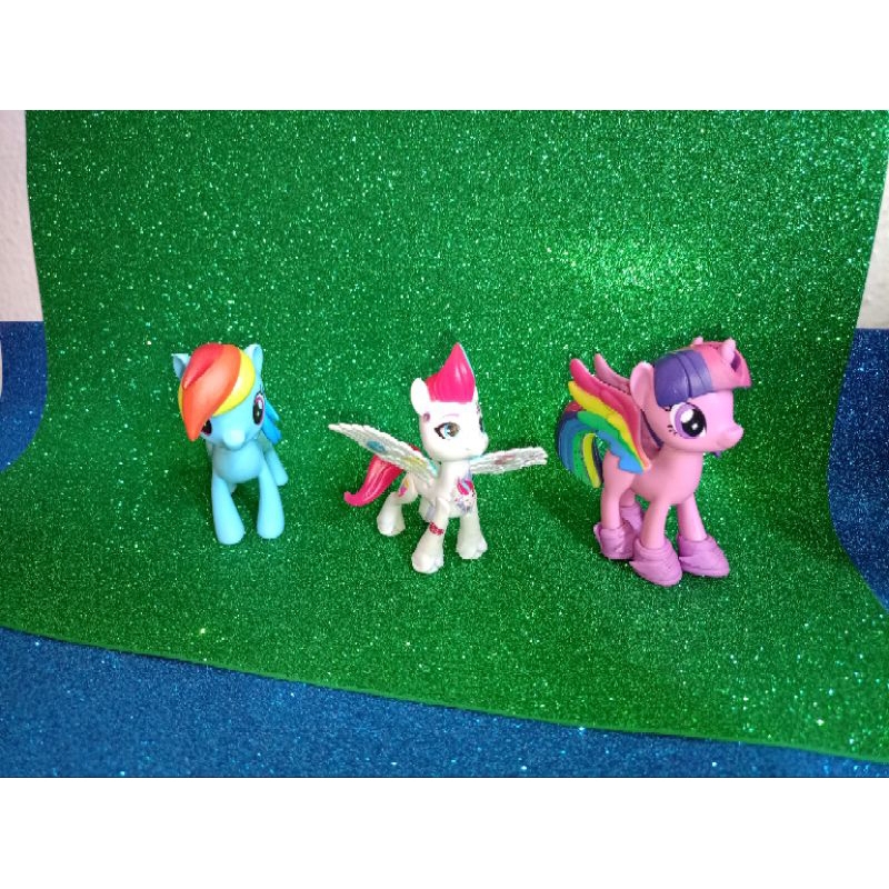 Lote com 3 My Little Pony Hasbro 10cm | Shopee Brasil