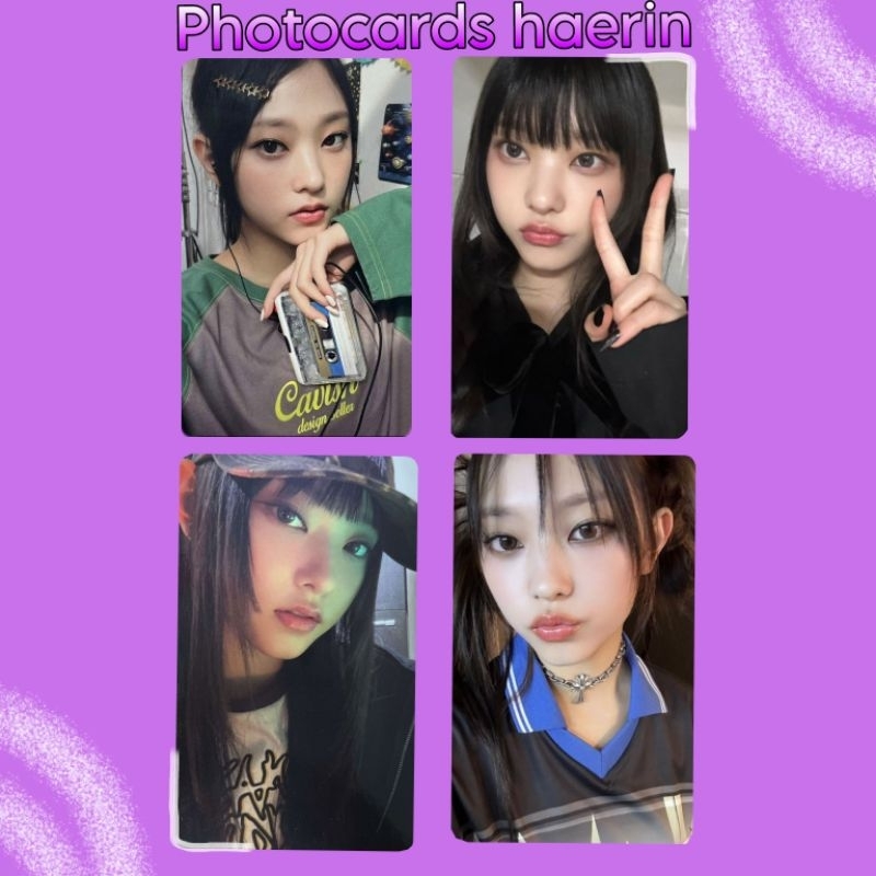 Photocards Haerin New Jeans (Fanmade) | Shopee Brasil