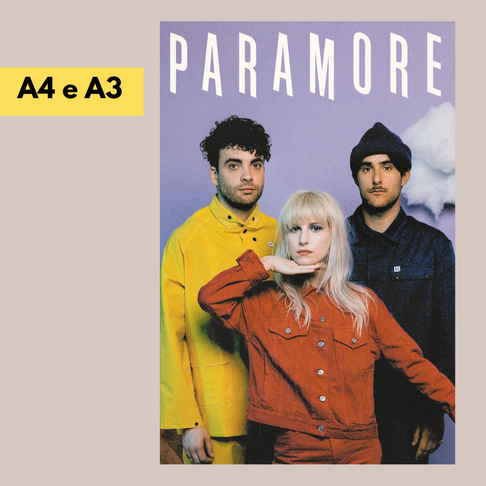 Paramore Poster A4 e A3 | Shopee Brasil