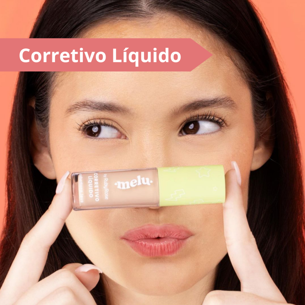 Corretivo Líquido Melu By Ruby Rose Cobertura Leve - Escolha seu tipo ...