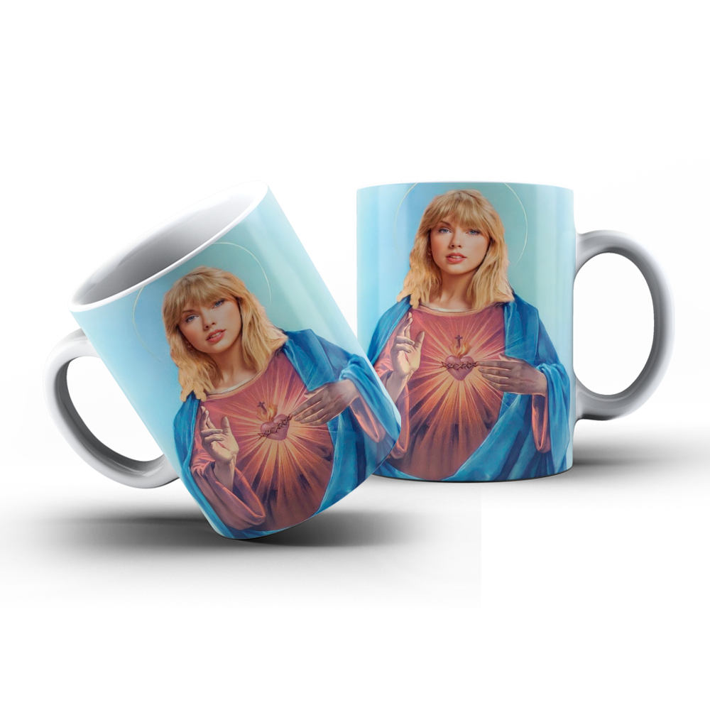 Caneca Personalizada Santa Taylor Swift | Shopee Brasil