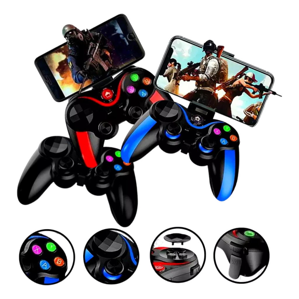 Controle Game Pad Joystick Bluetooth Universal para Celular Tablet ...