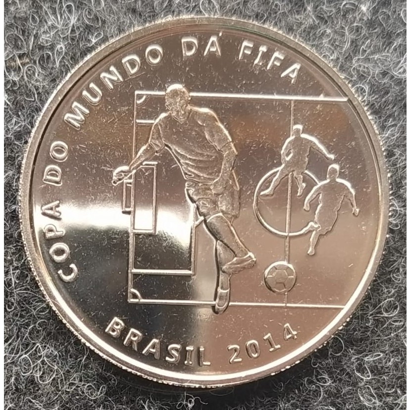 M-2395 Moeda 2 Reais 2014 - Copa do Mundo da FIFA 2014 - O Passe Moeda ...