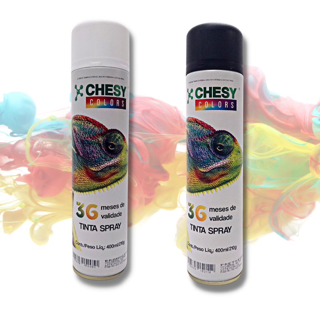 Tinta Spray Premium Chesy Uso Geral 400ml | Shopee Brasil