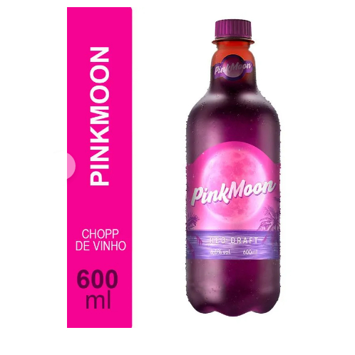 Chopp de Vinho Pink Moom 600ml | Shopee Brasil