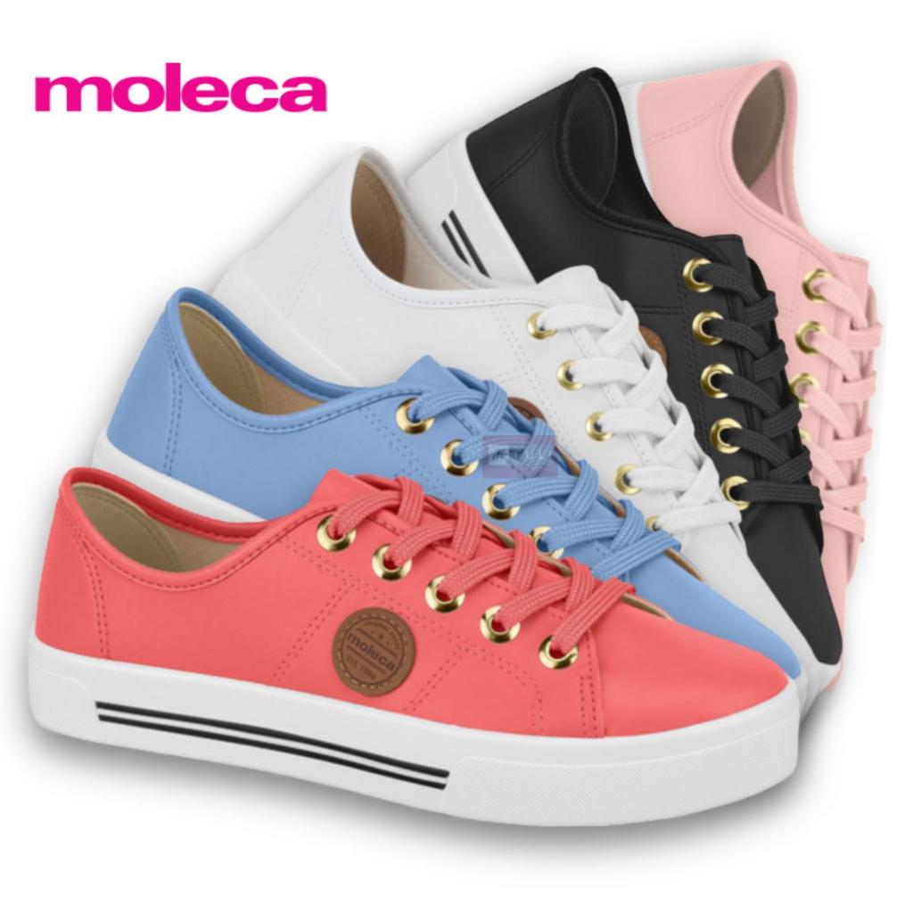 Tenis Moleca Original Sapatenis Feminino Lancamento Estilo Fashion ...