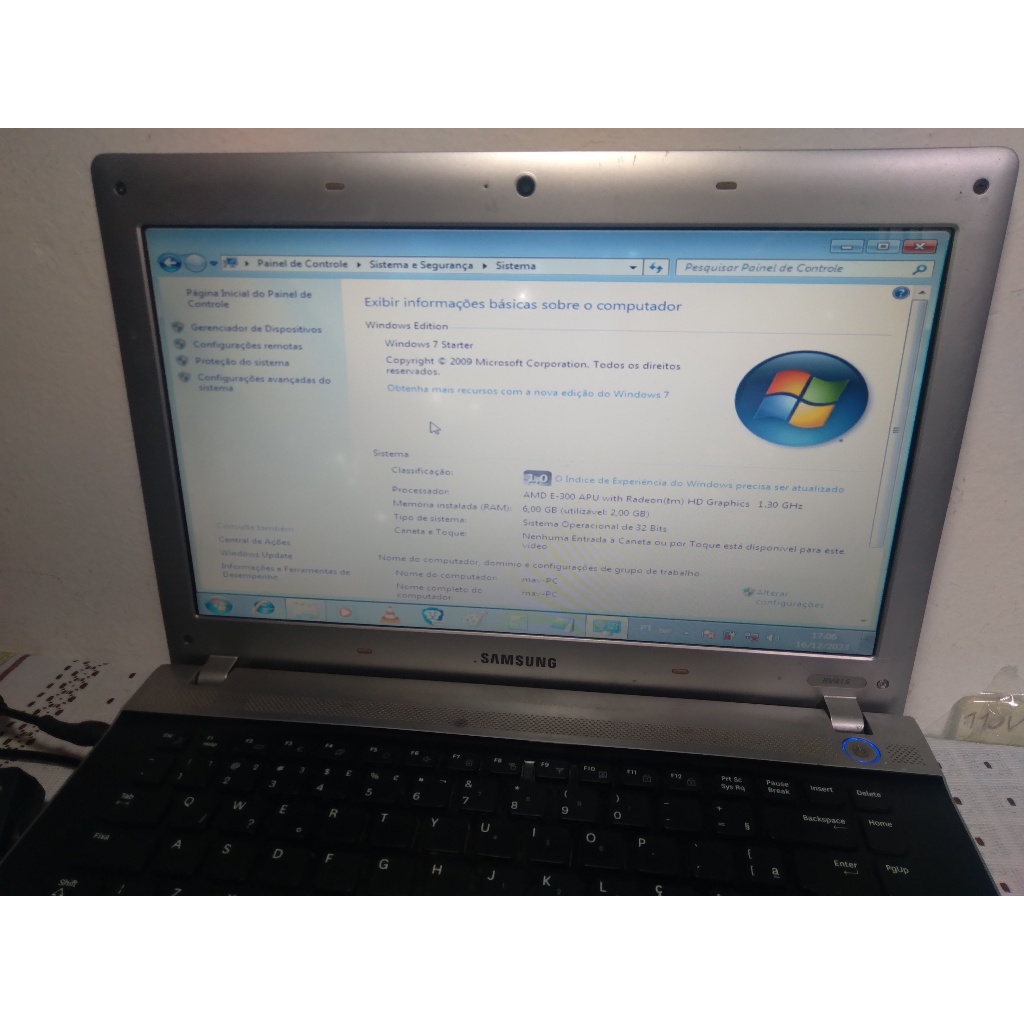Notebook Rv415 3Gb.Ram 500-3gbX Samsung Leia-AnuNciO. | Shopee Brasil