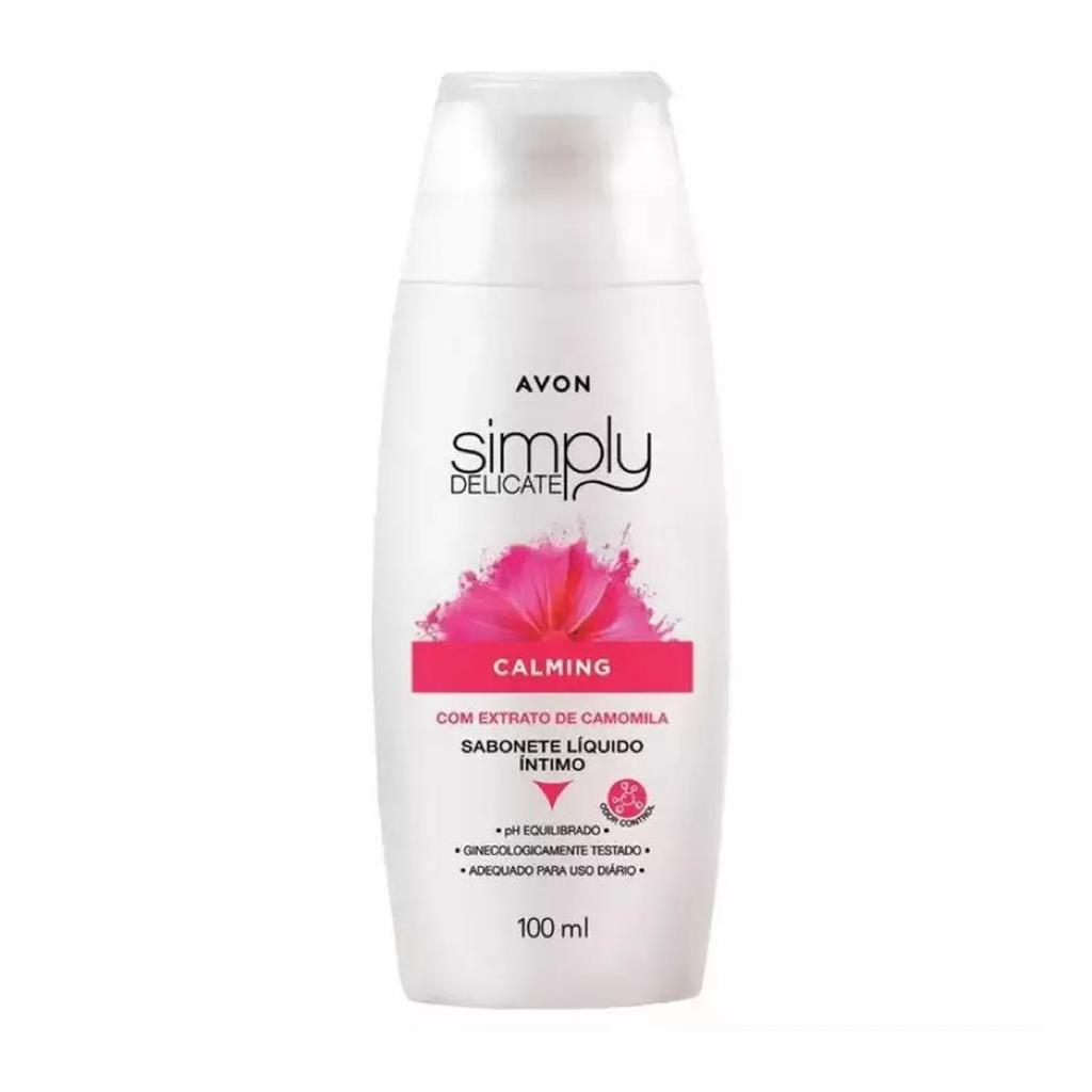 Sabonete Líquido Íntimo Simply Calming Avon 100ml | Shopee Brasil