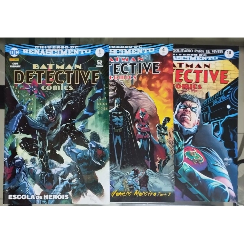 Batman Detetive Comics 1, 4 e 18 (Kit ou Avulso) | Shopee Brasil