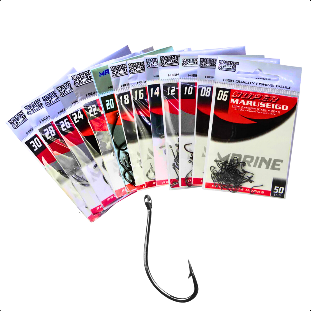 Anzol Marine Sports Super Maruseigo Black Varios Tamanhos | Shopee Brasil