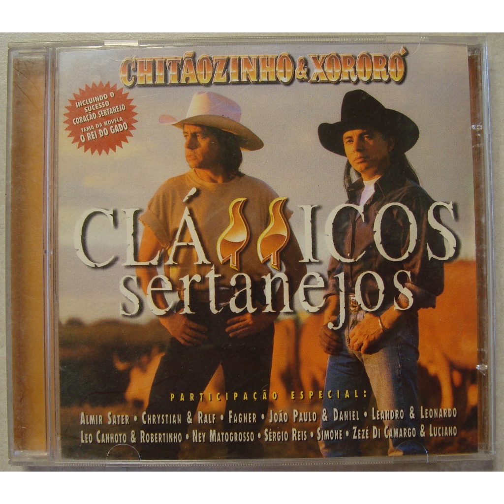 Cd Chitãozinho & Xororó 1996 Clássicos Sertanejos, cd Original | Shopee Brasil