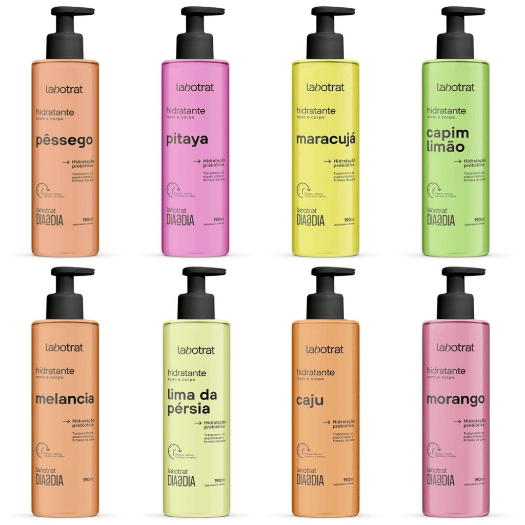 Kit 10 - Hidratante Labotrat Para Rosto e Corpo 190ml - Dia a Dia ...