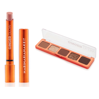 Kit Mari Maria Makeup Ginger Glow Nude Pallete/True ( 2 Produtos ...