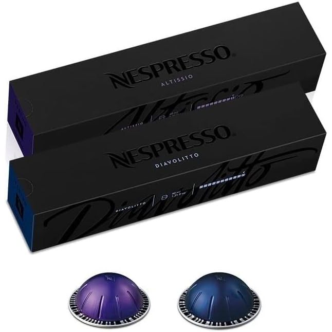 capsula de cafe nespresso VERTUO DIAVOLITTO caixa com 10 unidades ...