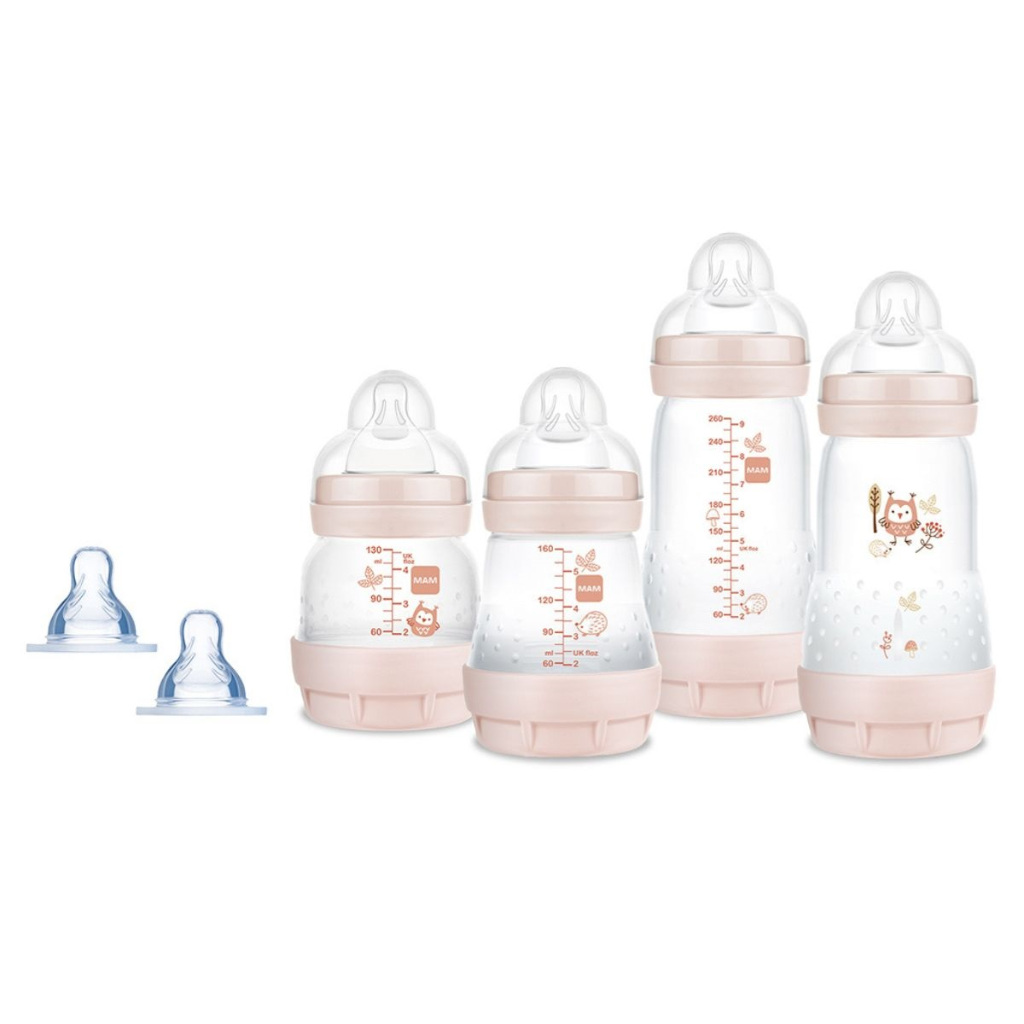 Kit 4 Mamadeiras Mam Easy Start Gift Set Anticólica 130ml, 160ml e 260ml | Shopee Brasil
