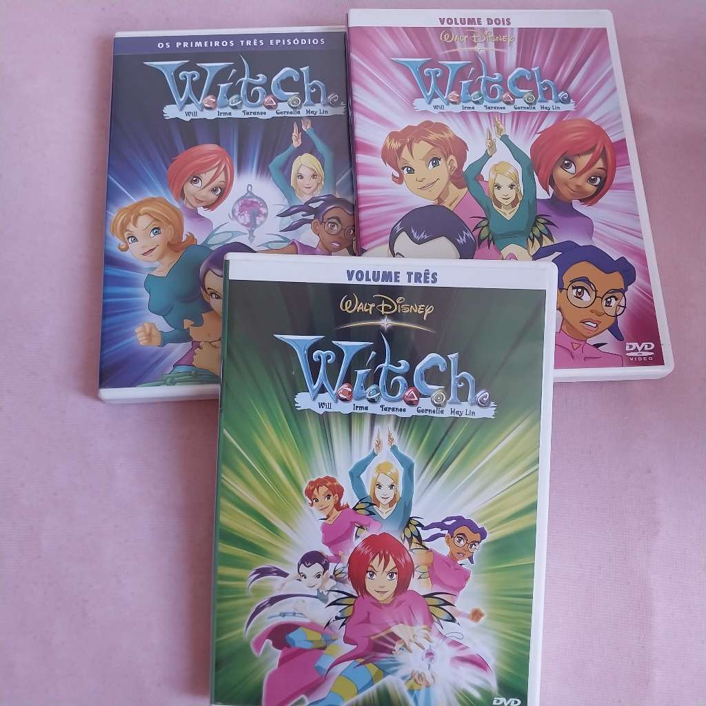 Coleção DVDs Witch - Volumes 1, 2 e 3 - As Bruxinhas W.I.T.C.H - Will ...