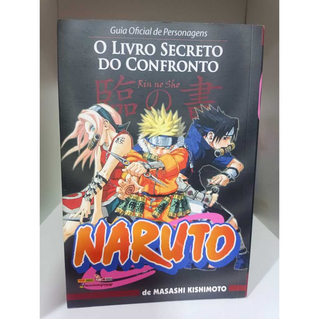 Naruto - Guia oficial de personagens - O livro secreto do confronto | Shopee Brasil