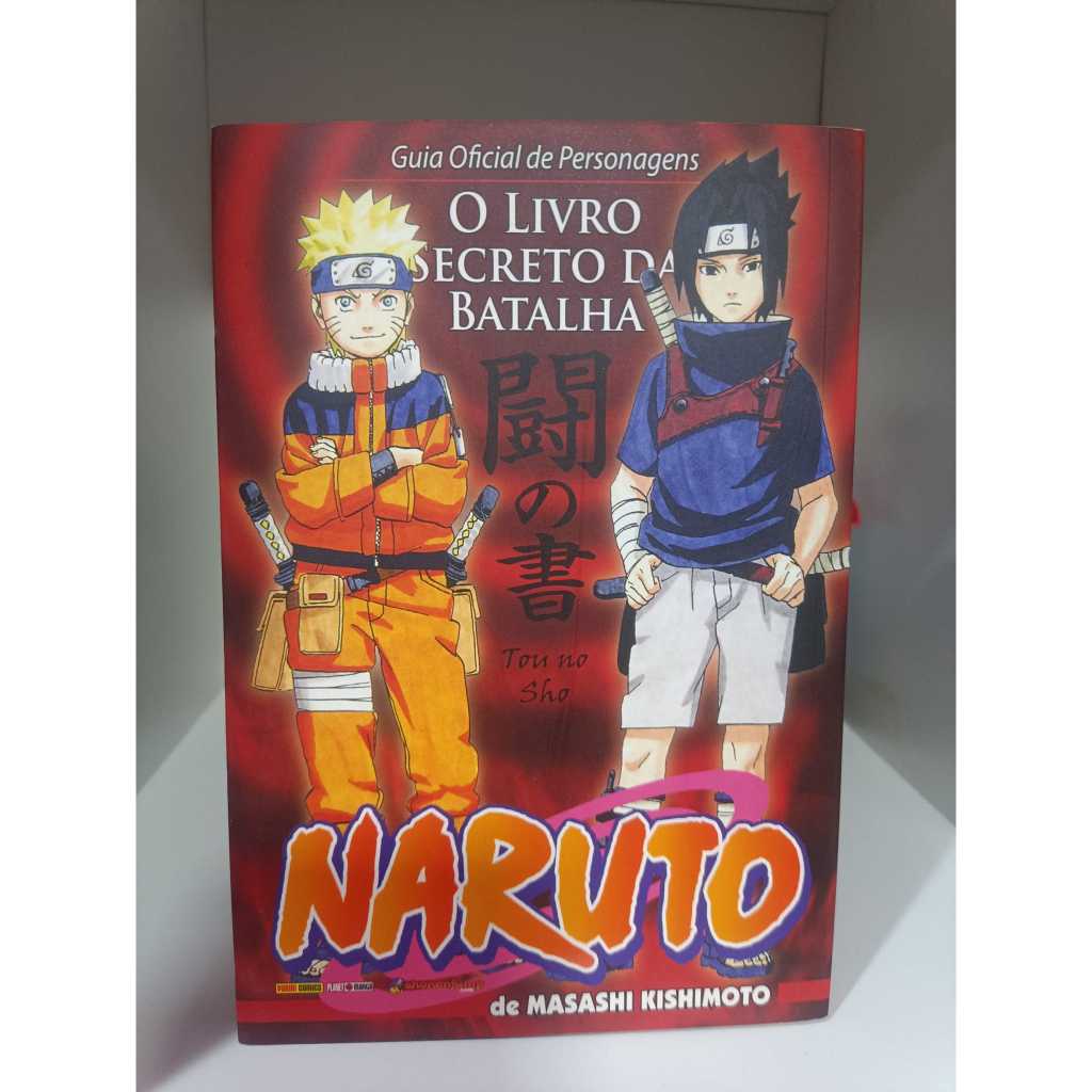 Naruto - O livro secreto da batalha - Guia oficial de personagens | Shopee Brasil